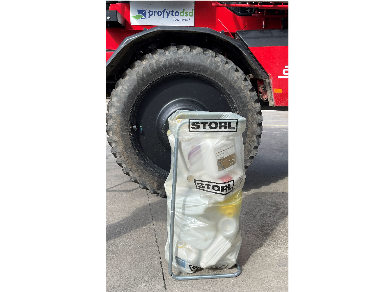Inzameling resten en lege verpakkingen met STORL | profytodsd